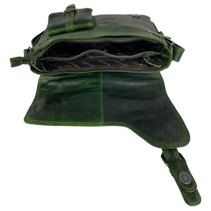 Barbara Women's Leather Messenger Bag – Inland Leather Co