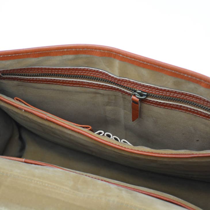 Jack Vintage Style Leather Laptop Briefcase – Inland Leather Co